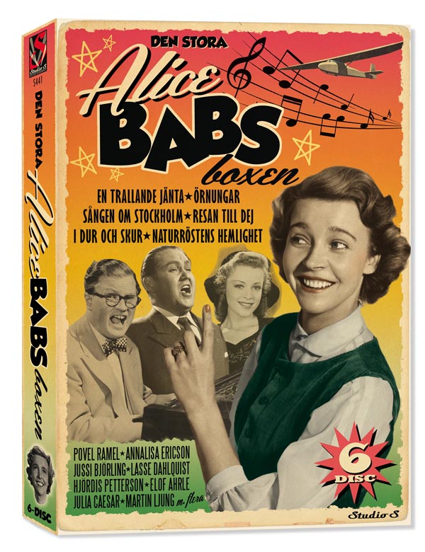 The Big Alice Babs Box (6-disc box) – Filmvalvet - Studio S & Friends